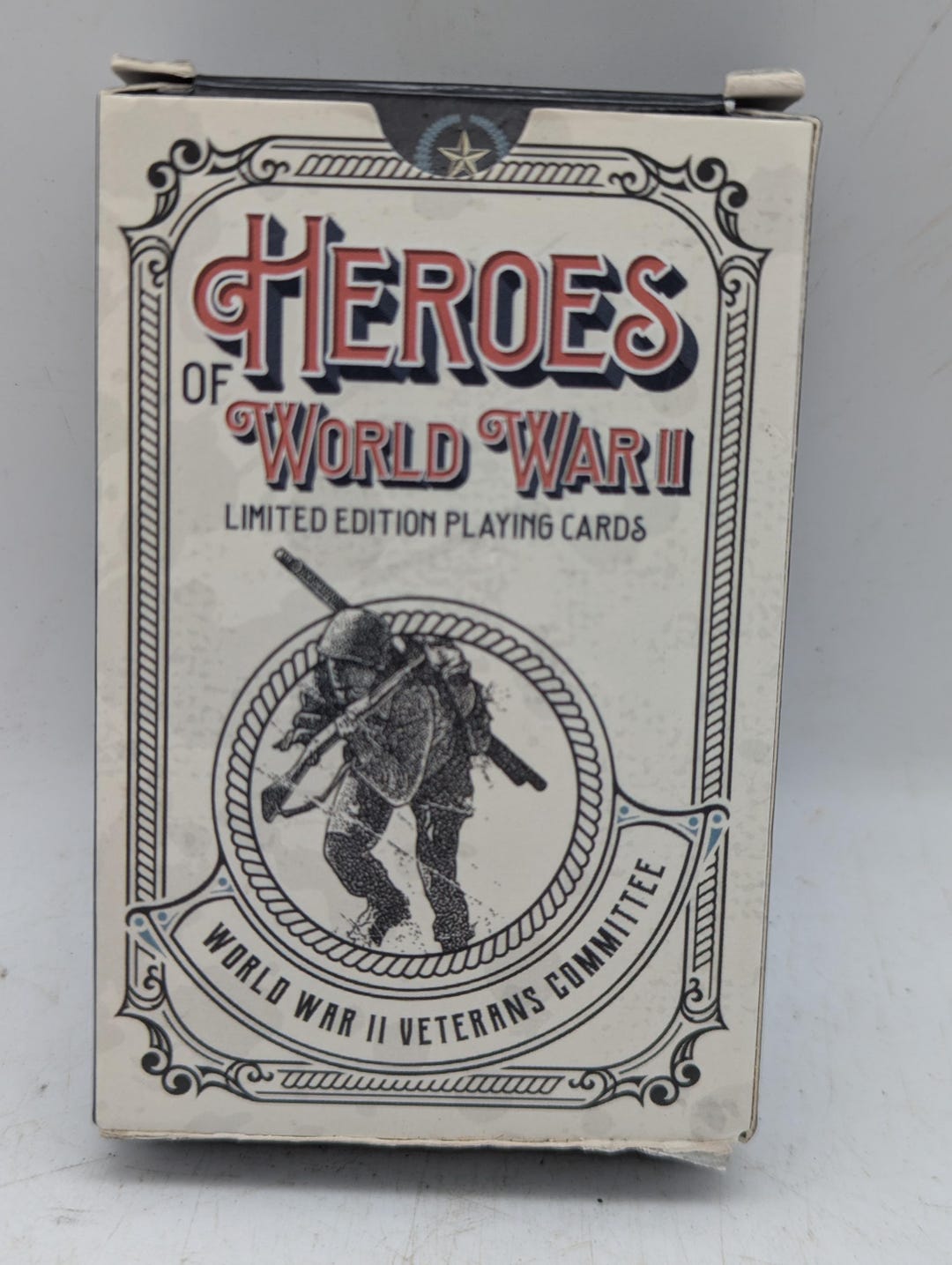 Vintage Heroes of WWII Playing Cards Pre Owned - Etsy