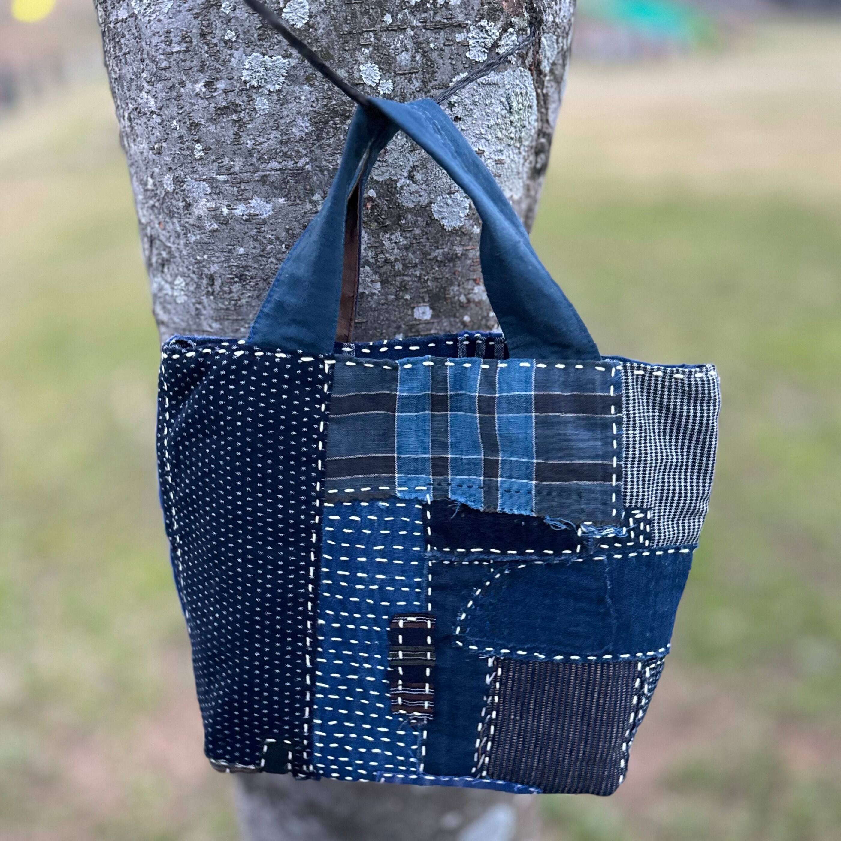 Remake Bag From Boro Fablic / Midium Size / Free Shipping / Vintage ...
