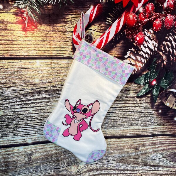 Disneys Stitch Christmas Stocking - Etsy