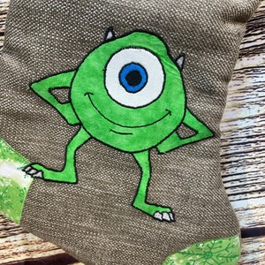 Monsters Inc. Inspired Christmas Stocking - Etsy