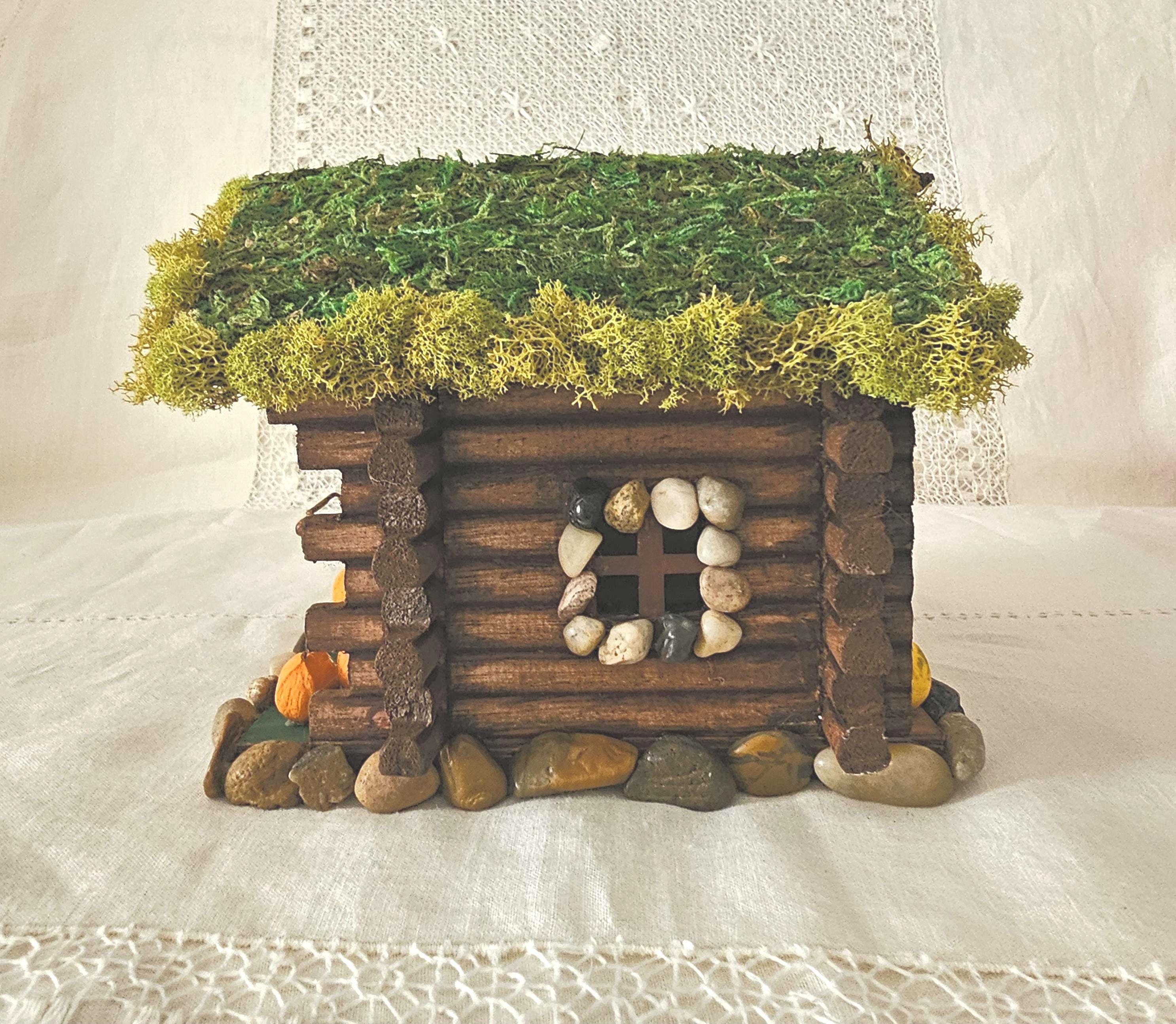Unique Log Cabin Birdhouse Ready for Fall - Etsy