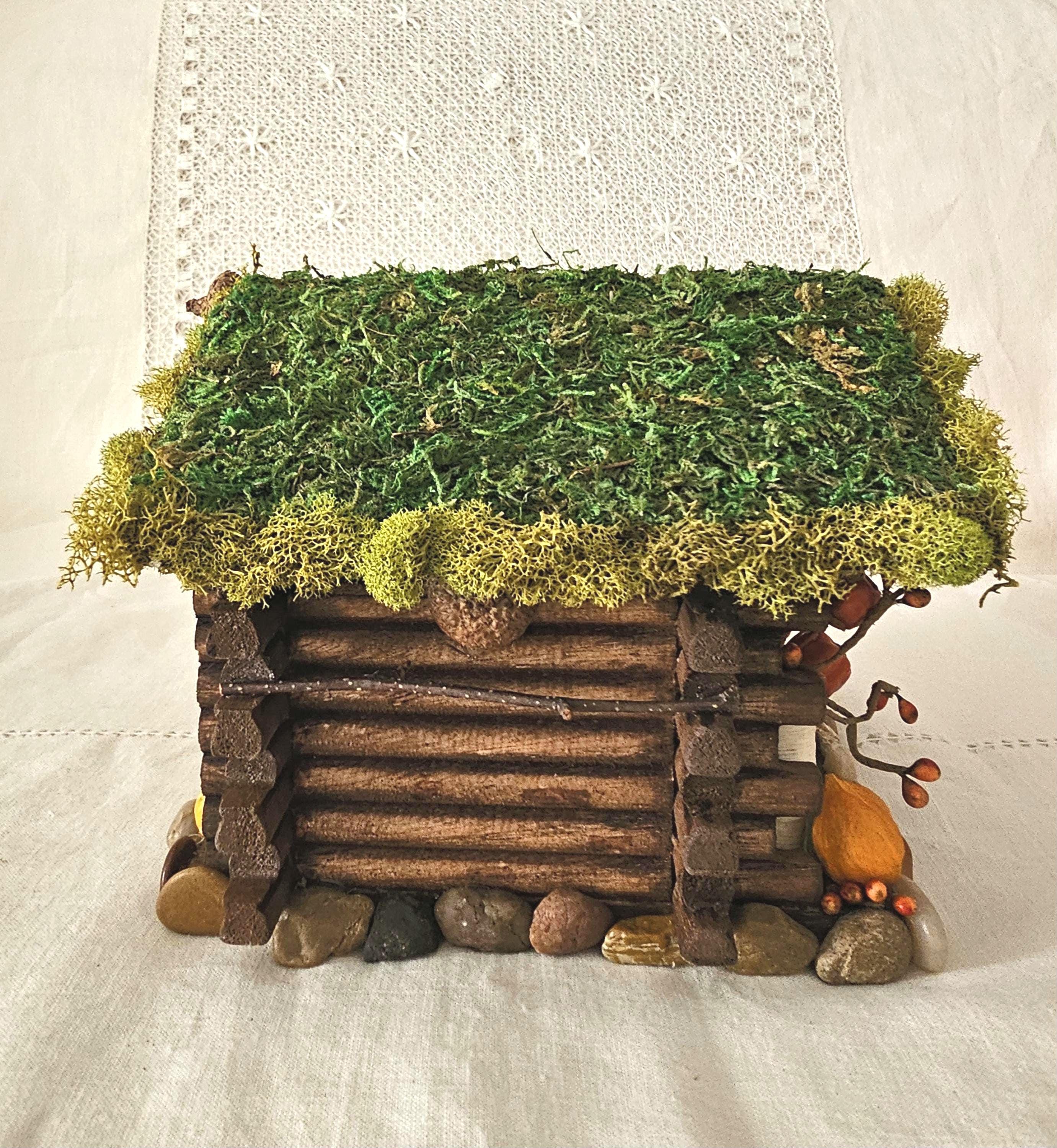 Unique Log Cabin Birdhouse Ready for Fall - Etsy