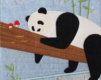 Embroidered Art Quilt Panel Quilt Block Koala - Etsy