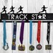 Trackstar Running Medal Hanger - Etsy