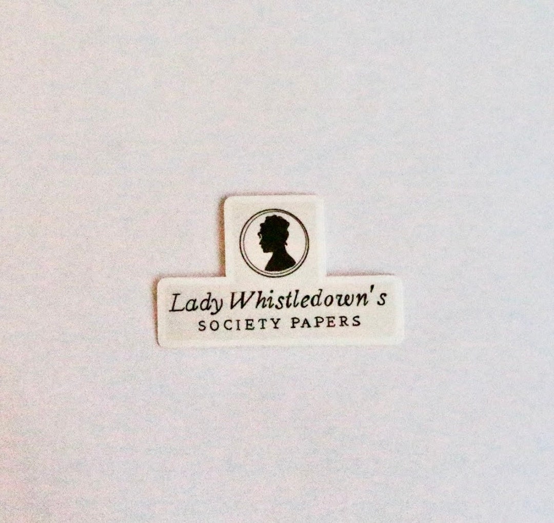 Bridgeton - Lady Whistledown's Society Papers Vinyl Sticker - Etsy