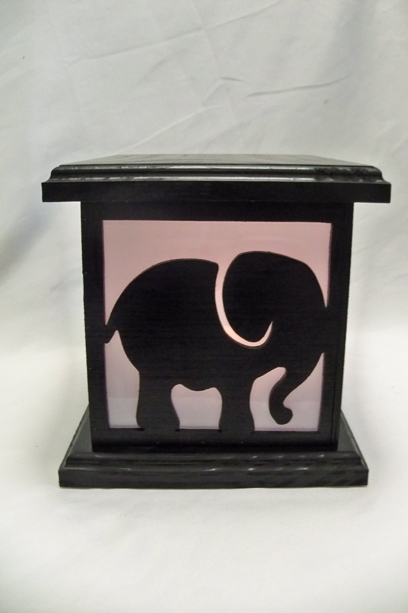 Elephant Wooden Lantern - Etsy