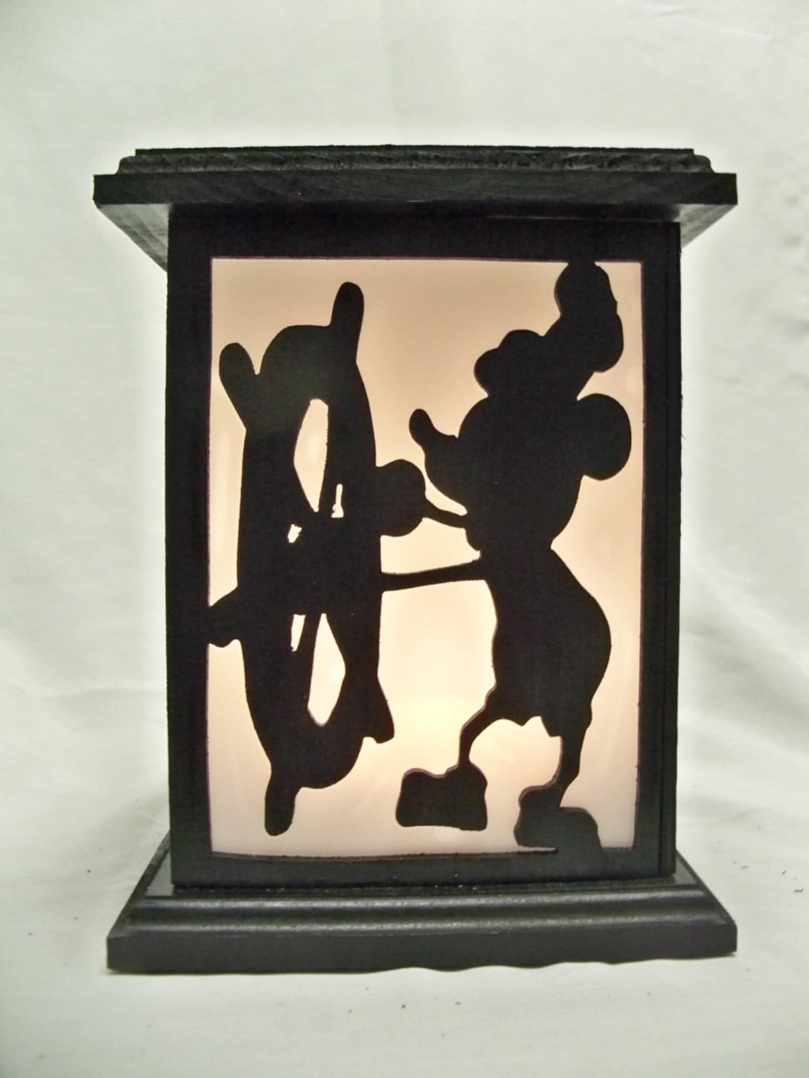 Mickey Trio Wooden Lantern - Etsy