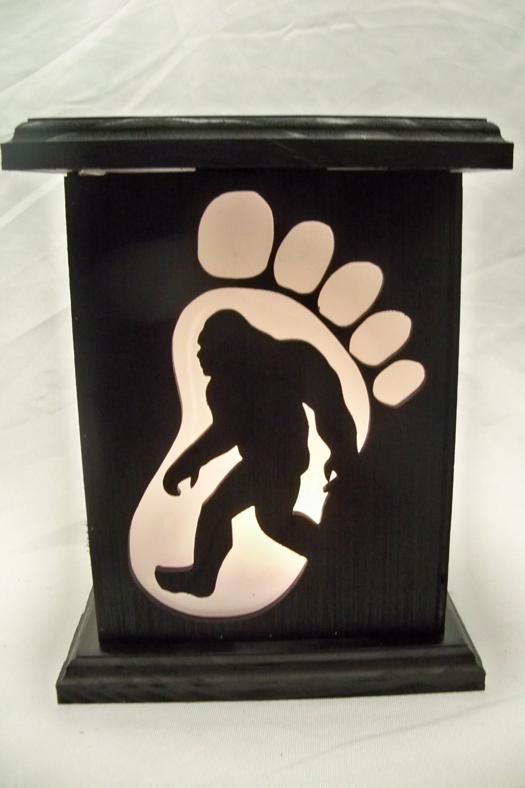 Bigfoot Wooden Lantern - Etsy