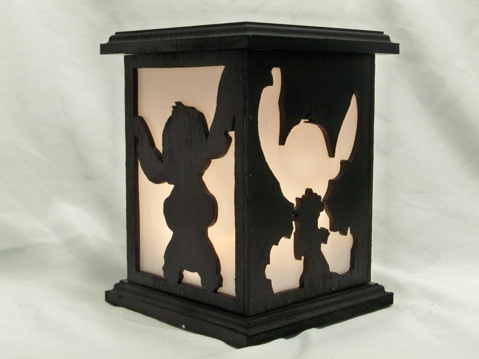 Stitch Wooden Lantern - Etsy