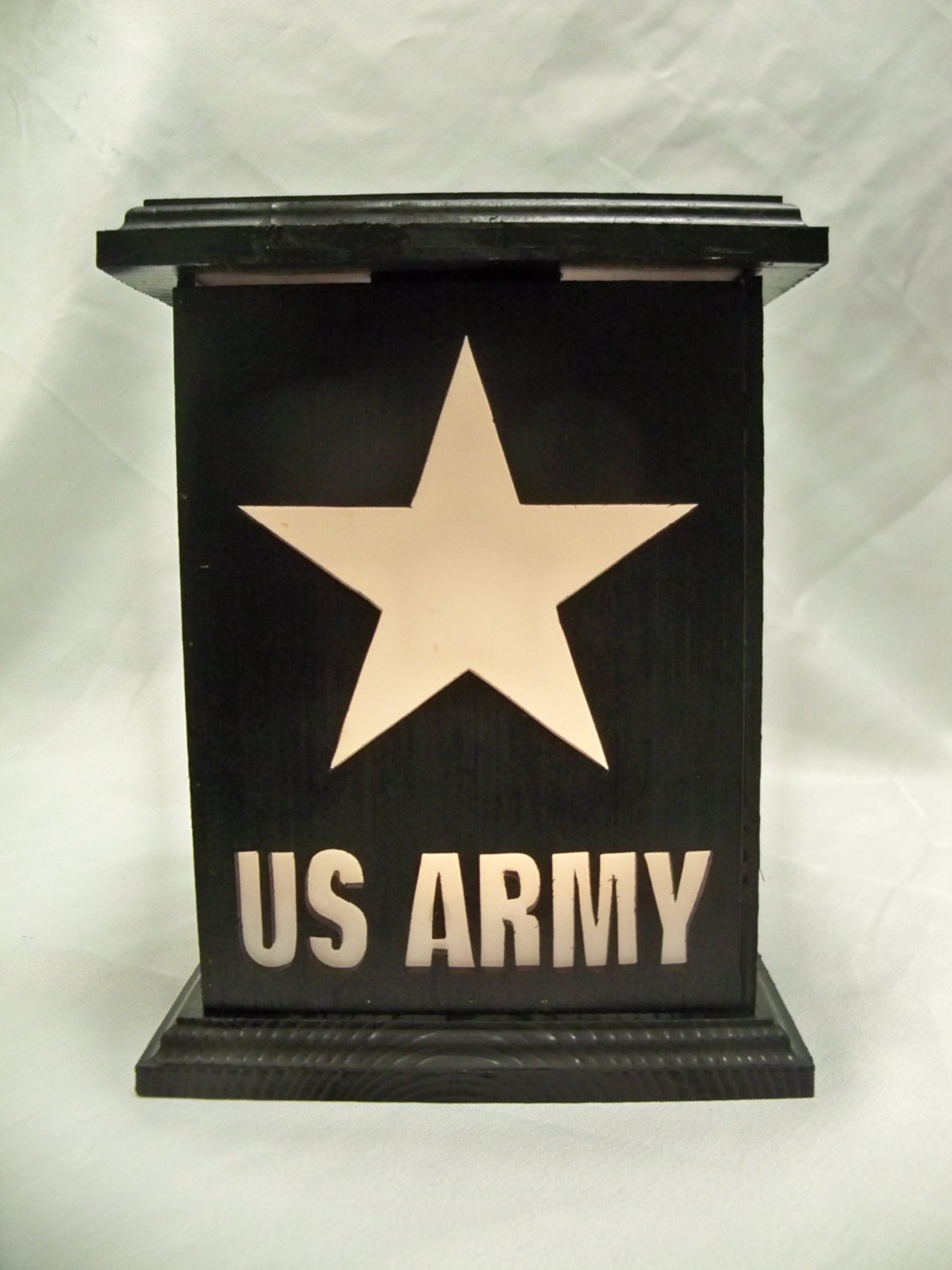 US Army Wooden Lantern - Etsy