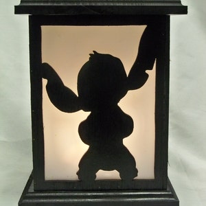 Stitch Wooden Lantern - Etsy