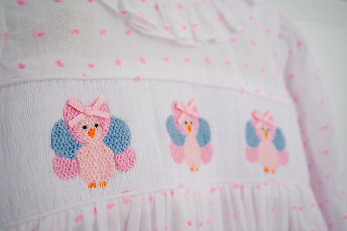 Pink Swiss Dot Turkey Diaper Set - Etsy
