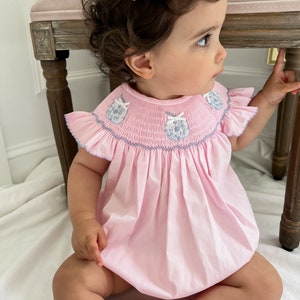 Carly Chinoiserie Pumpkin Smocked Bubble - Etsy