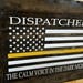 Framed Wooden Rustic Style Thin Gold Line Dispatchers Sign - Etsy