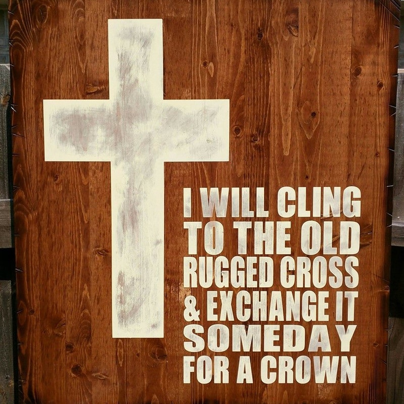 Old Rugged Cross - Etsy