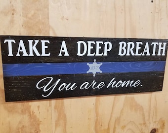 Deep Breath Sign | Etsy