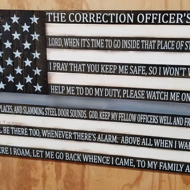 Correctional Officer Flag - Etsy