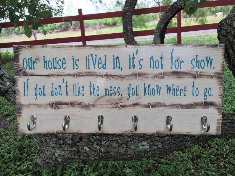 Our House Coat Rack - Etsy