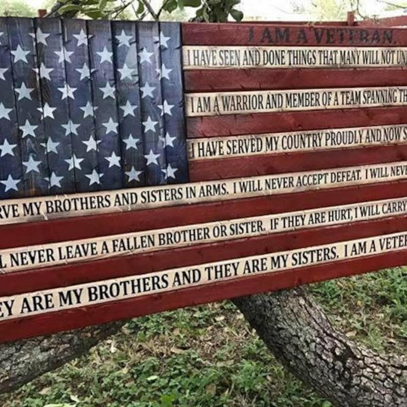 Rustic Air Force Flag - Etsy