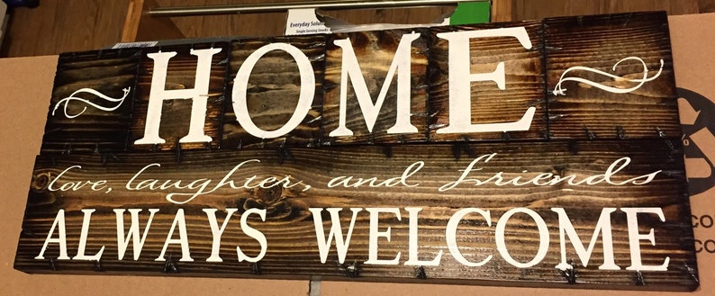 Home Always Welcome - Etsy