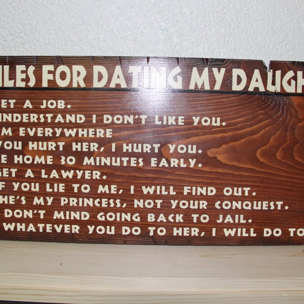 Rules for Dating - Etsy