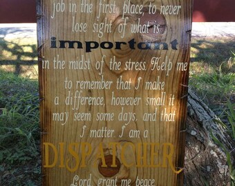 Dispatcher's Prayer Print Download, Digital Prayer for Dispatchers, 911 ...