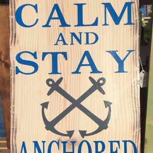 Keep Calm and Stay Anchored - Etsy