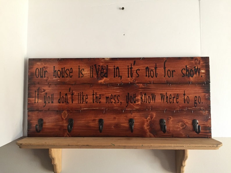 Our House Coat Rack - Etsy