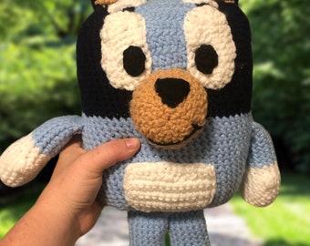 Bluey Plushie Bluey Stuffy Netflix Bluey Crochet Plushie Made to Order ...