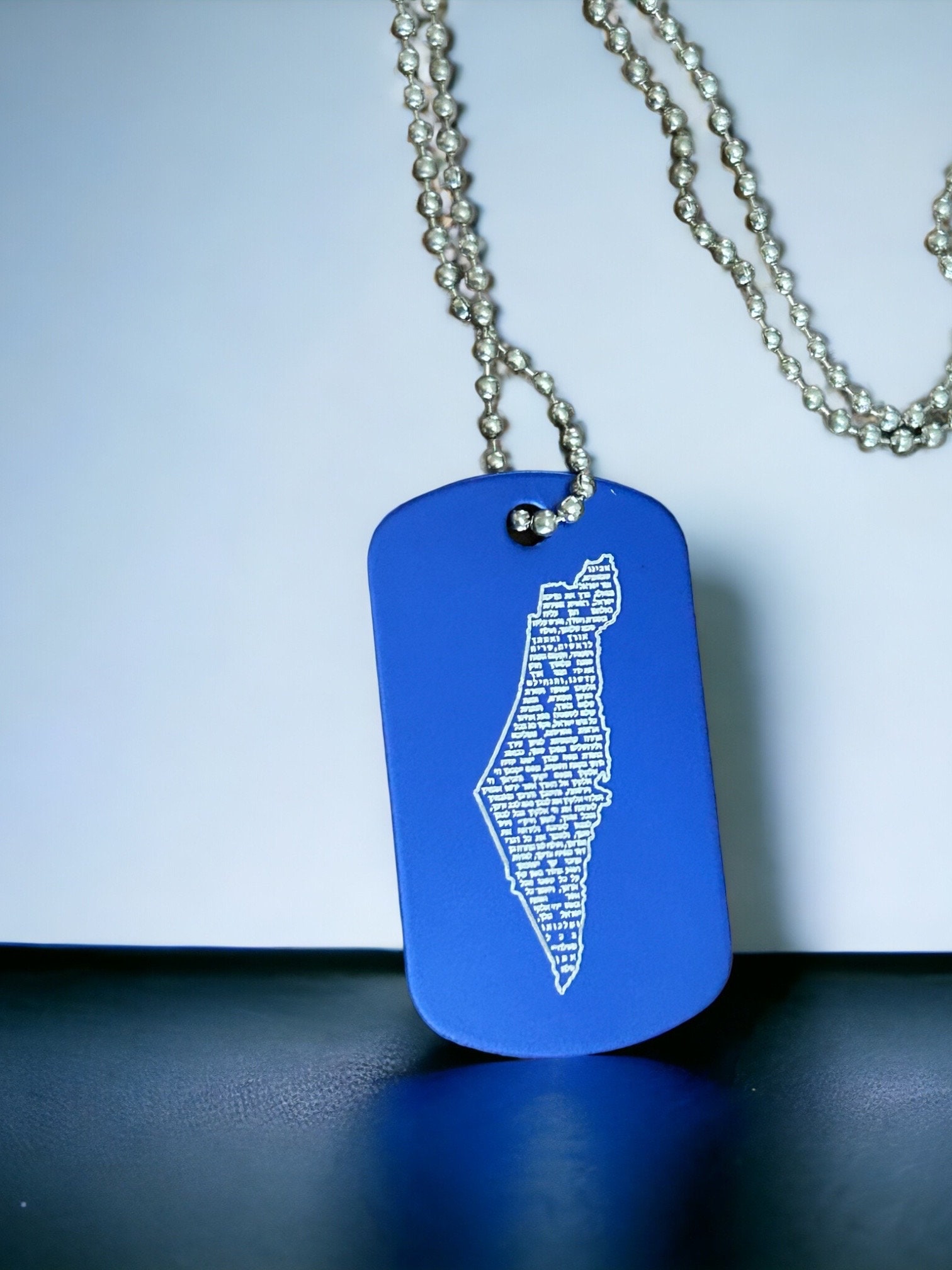 Prayer for Israel Dog Tag Necklace ISRAEL SUPPORT - Etsy