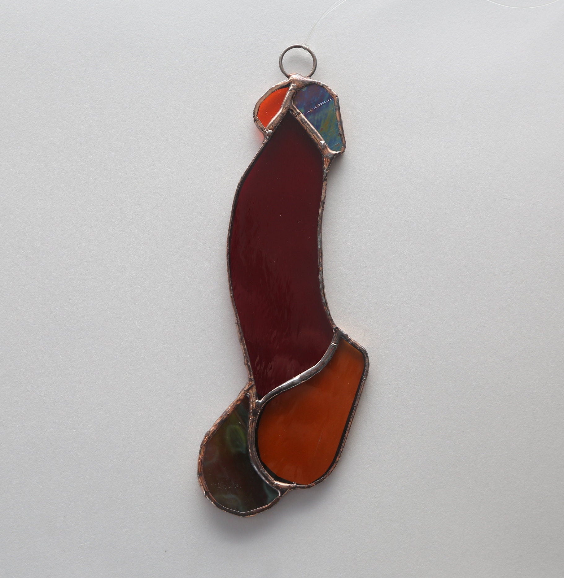 Stained Glass Penis Suncatcher Window Hanging - Etsy