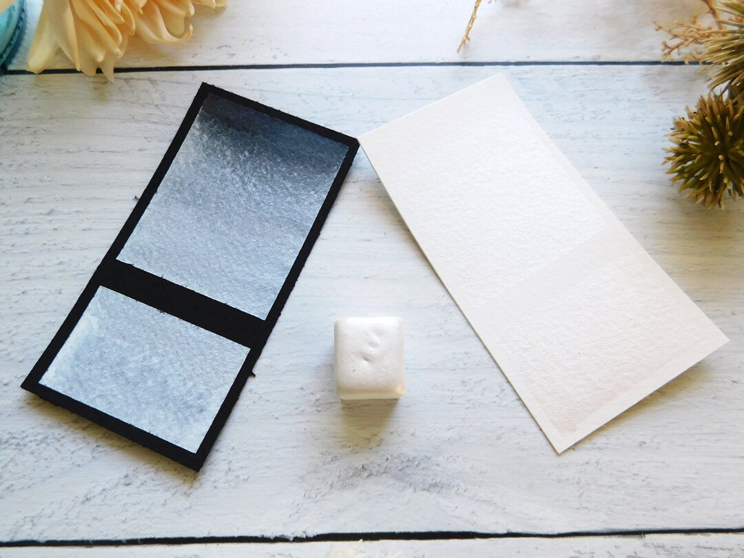 Steam Engine | Handmade Watercolor | Pearlescent Pearl White - Etsy