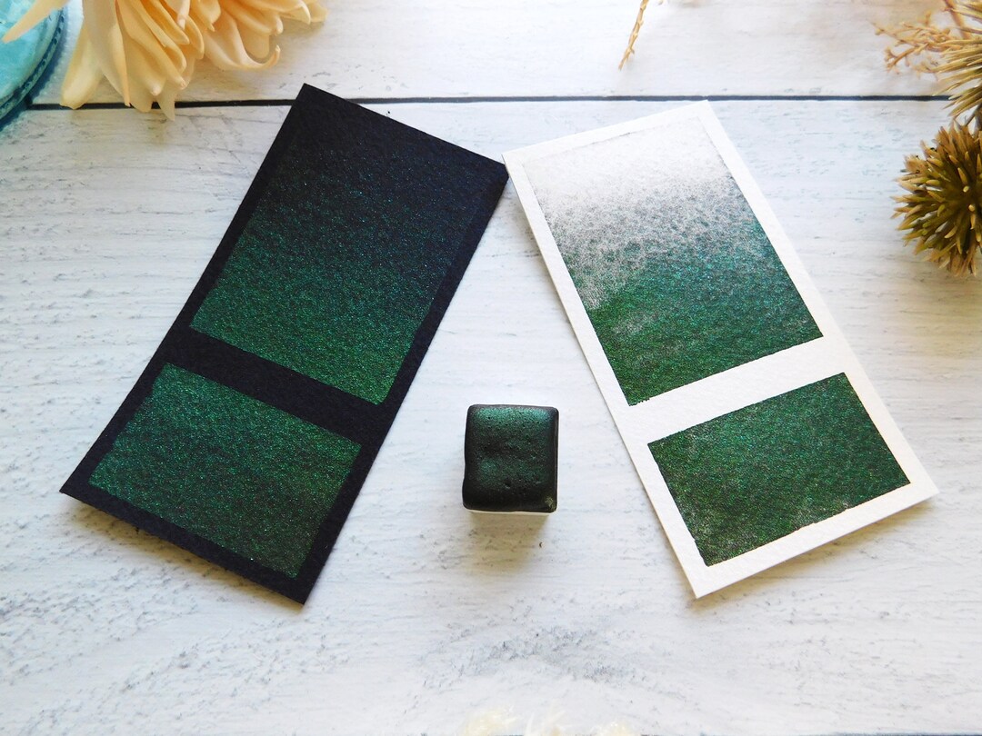 Astral Handmade Watercolor Mica / Metallic Paint Half Pan, Full Pan ...