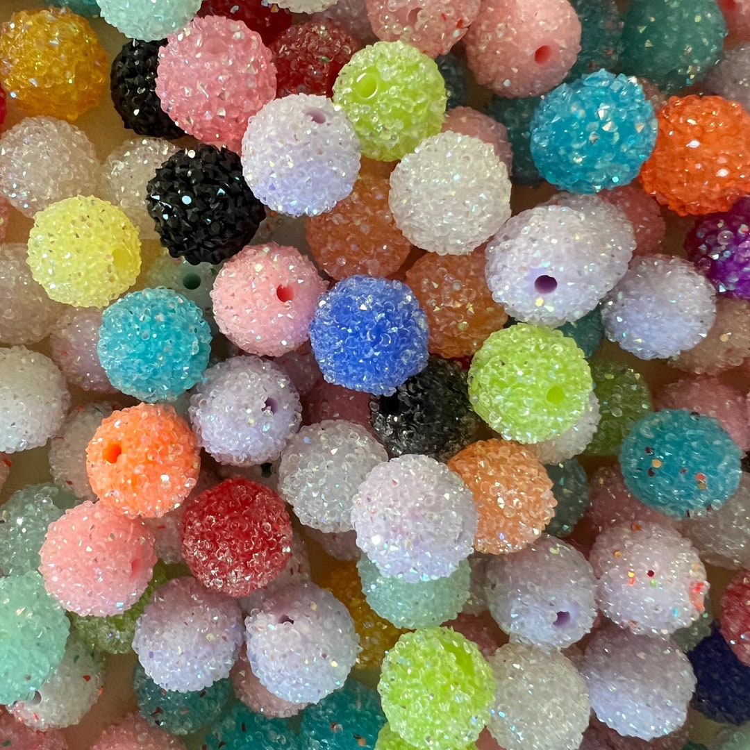 16mm Crystal Sugar Bead Mix 12 Pcs - Etsy