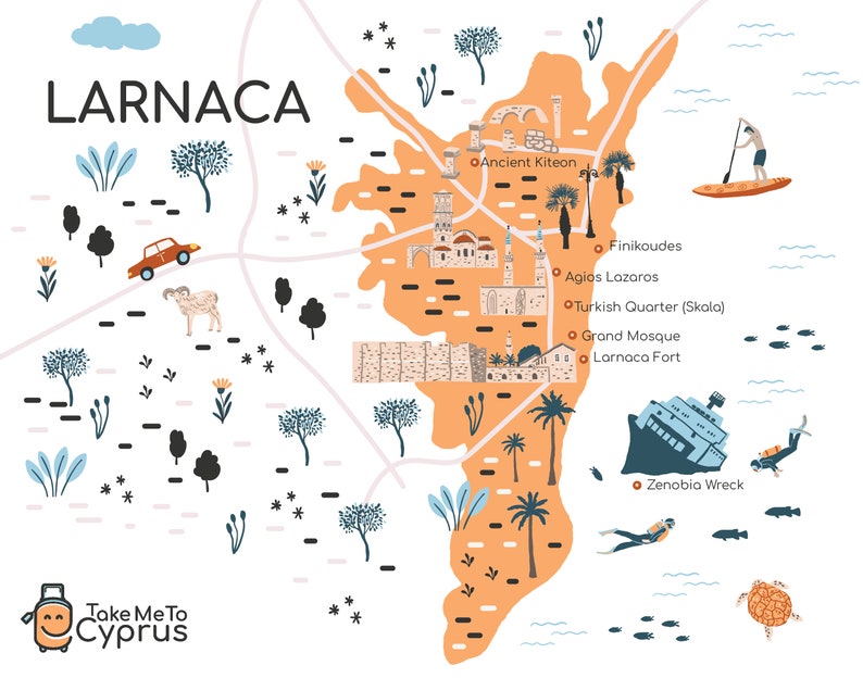 DIGITAL Custom Illustrated Map for Any City or Location Perfect Gift ...