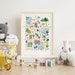 DIGITAL Little Village Map Art Print, Farm Wall Decor for Kids, Nursery ...
