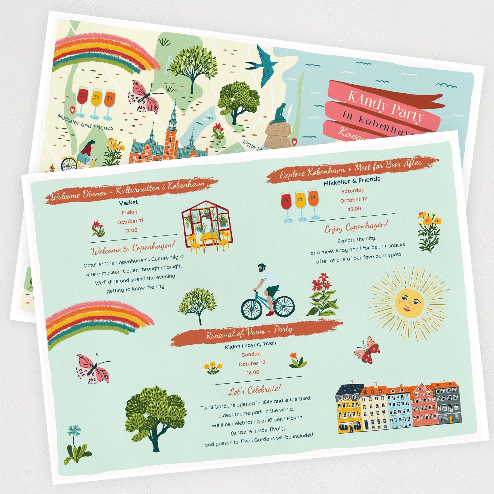 DIGITAL Custom Illustrated Map for Any City or Location - Perfect Gift ...