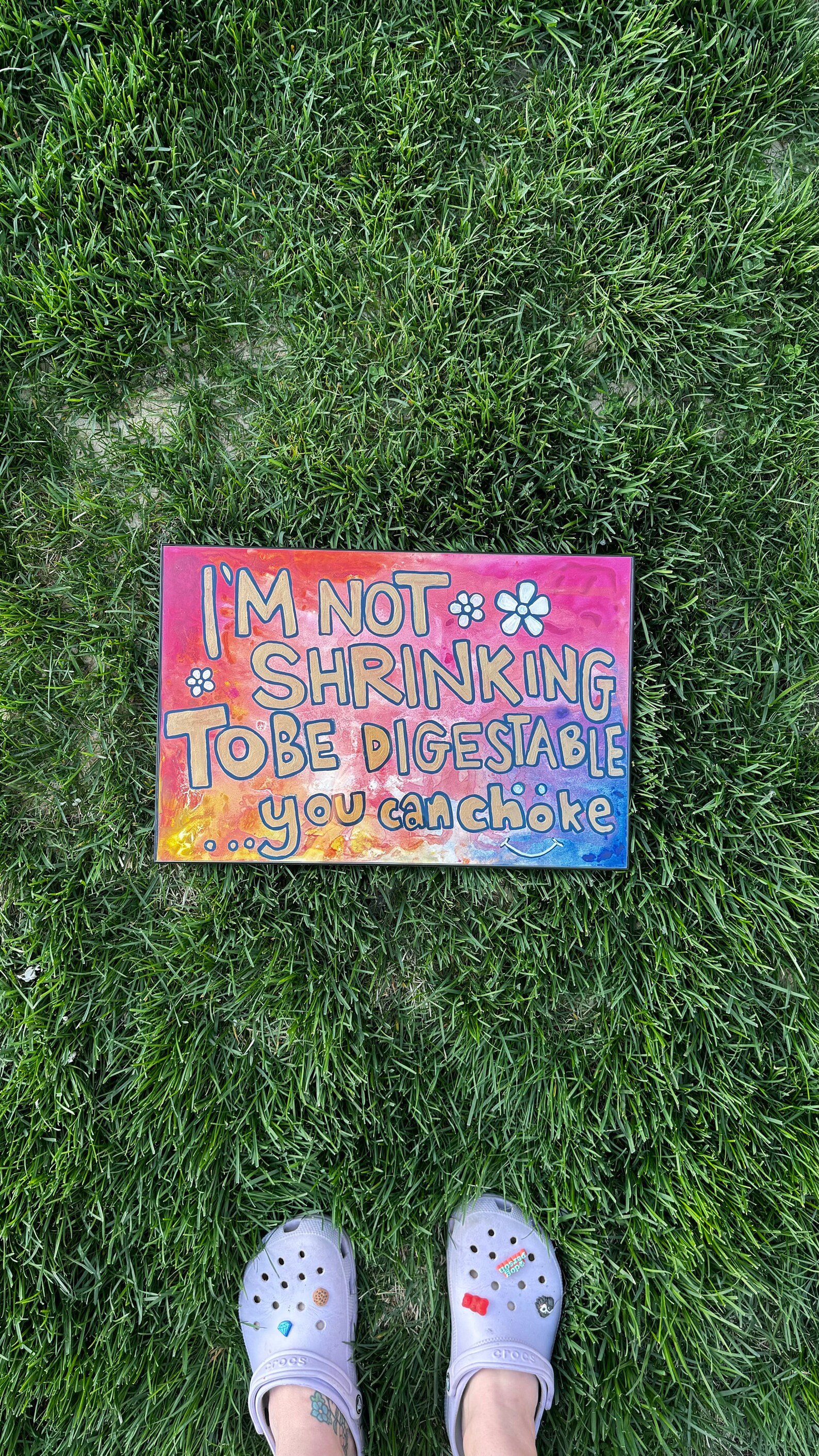 Not Shrinking Wall Art 12x18 In. NO FRAME - Etsy