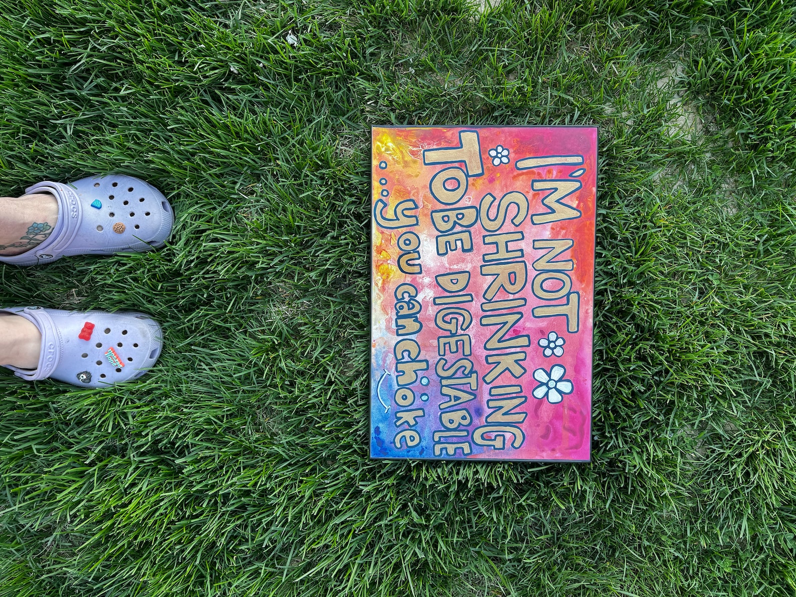 Not Shrinking Wall Art 12x18 In. NO FRAME - Etsy
