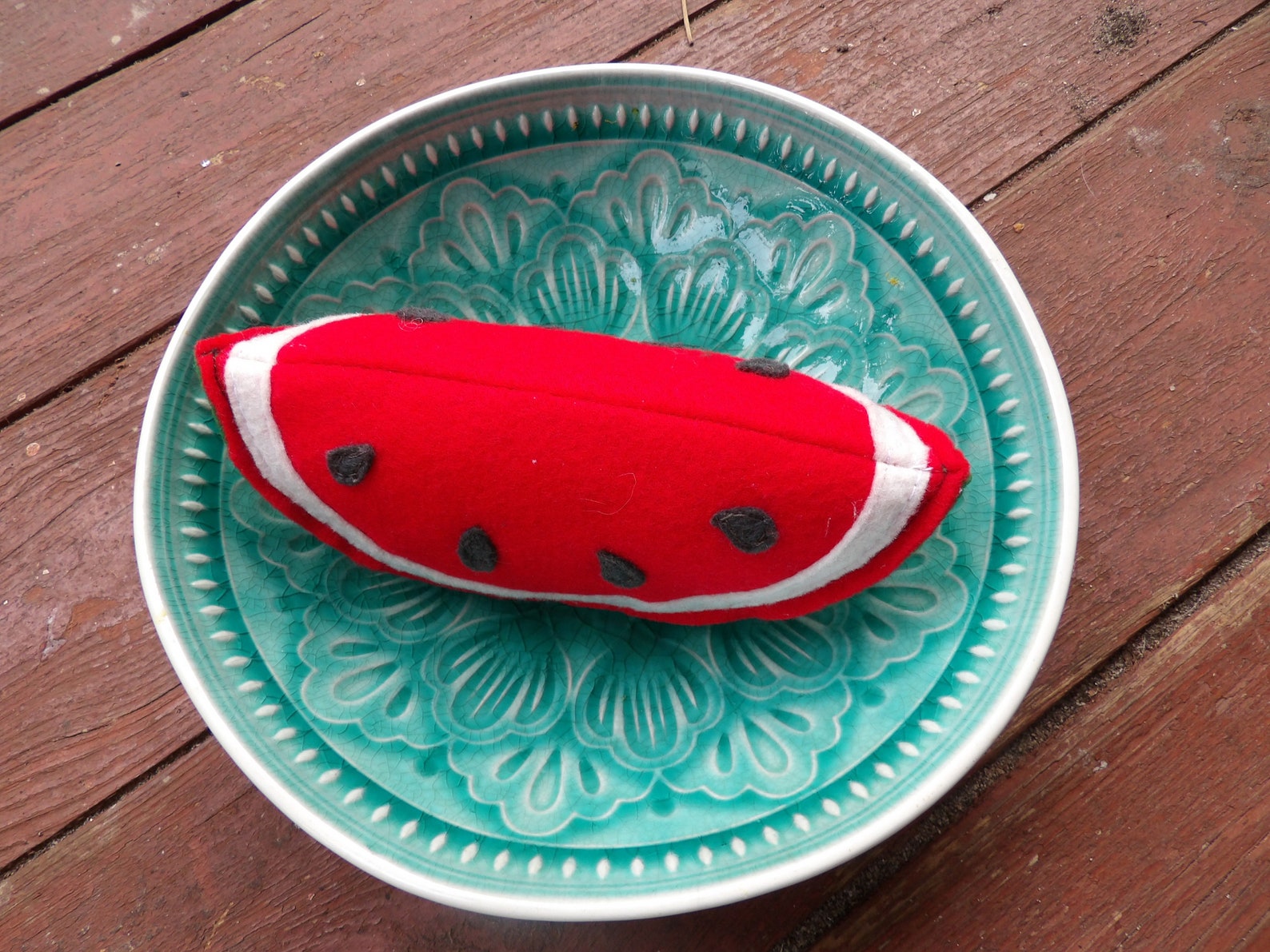 Felt Watermelon Watermelon Toy Felt Fruits Felt Food - Etsy