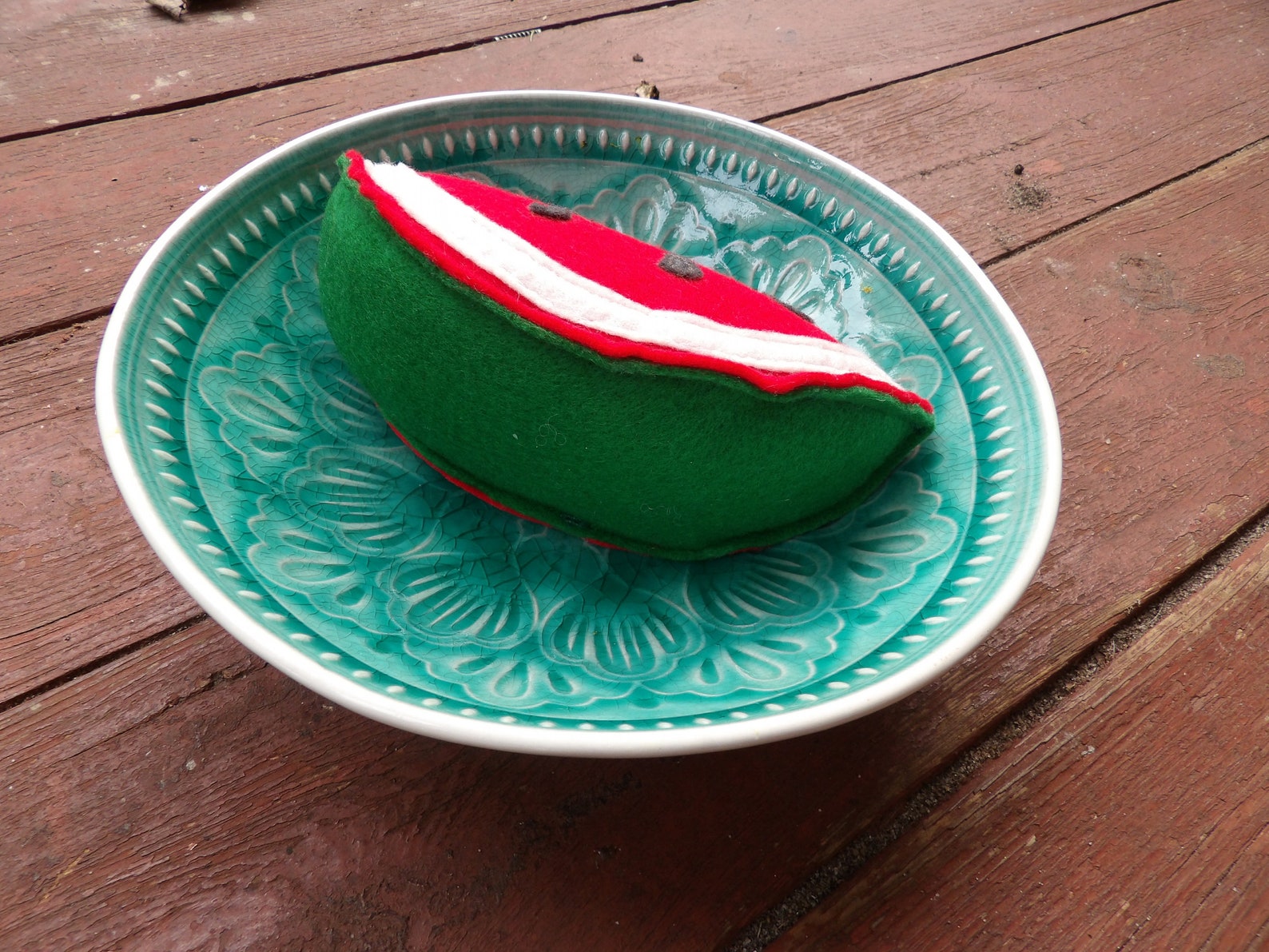 Felt Watermelon Watermelon Toy Felt Fruits Felt Food - Etsy