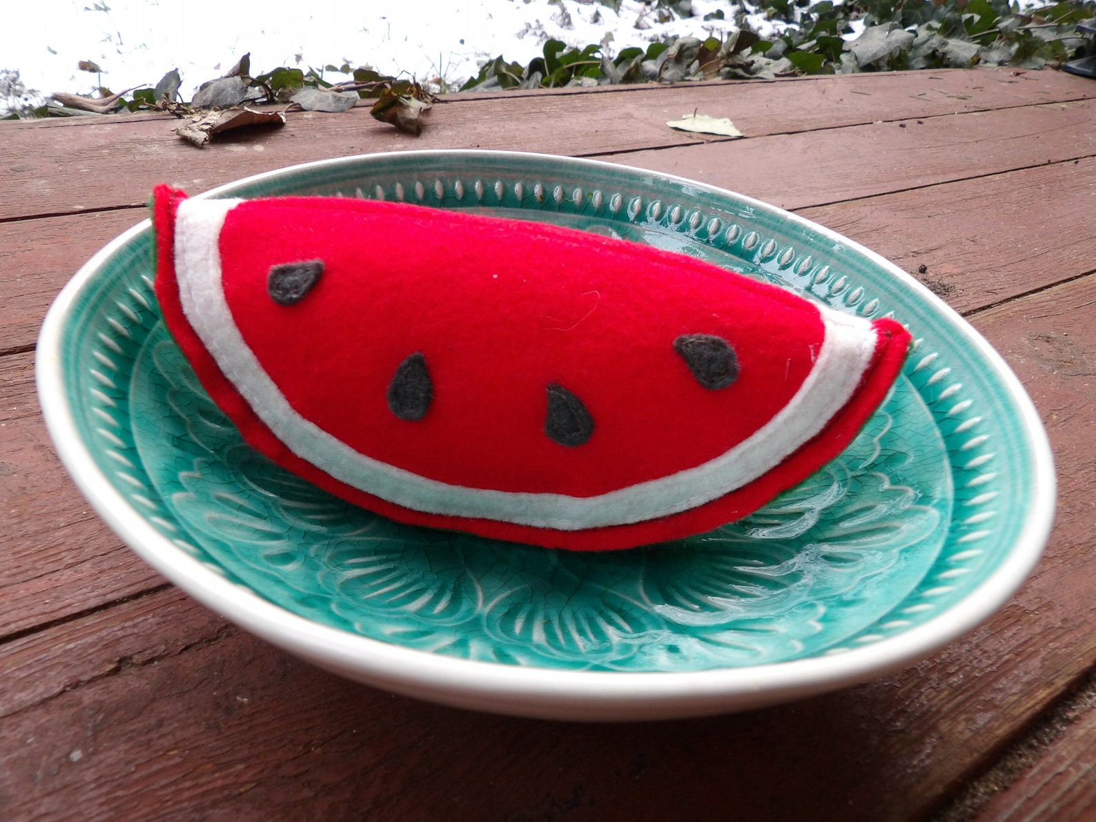 Felt Watermelon Watermelon Toy Felt Fruits Felt Food - Etsy