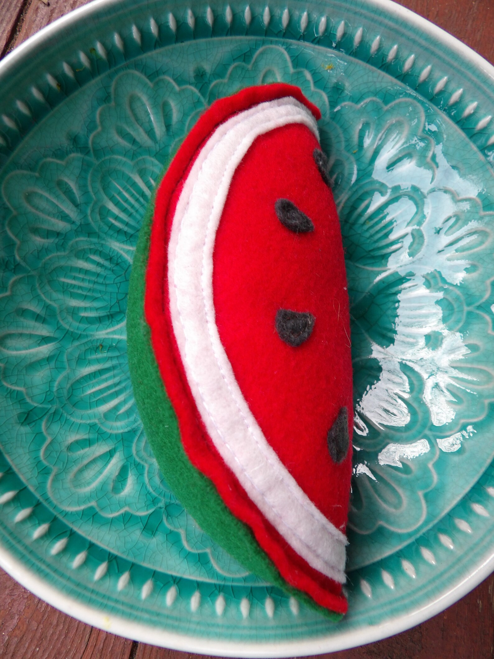 Felt Watermelon Watermelon Toy Felt Fruits Felt Food - Etsy