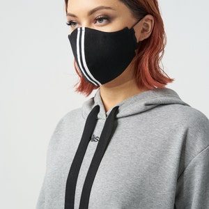 Reusable Washable Designer Face Mask With Filter Pocket, Linen ...