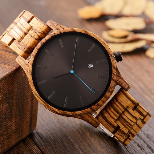 Custom Watch for Men Engraved Watch Wood Watch Personalized - Etsy
