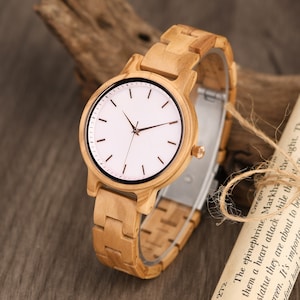 Women's Wood Watch, Mother's Day Gift, Gift for Mom, Personalized Women ...