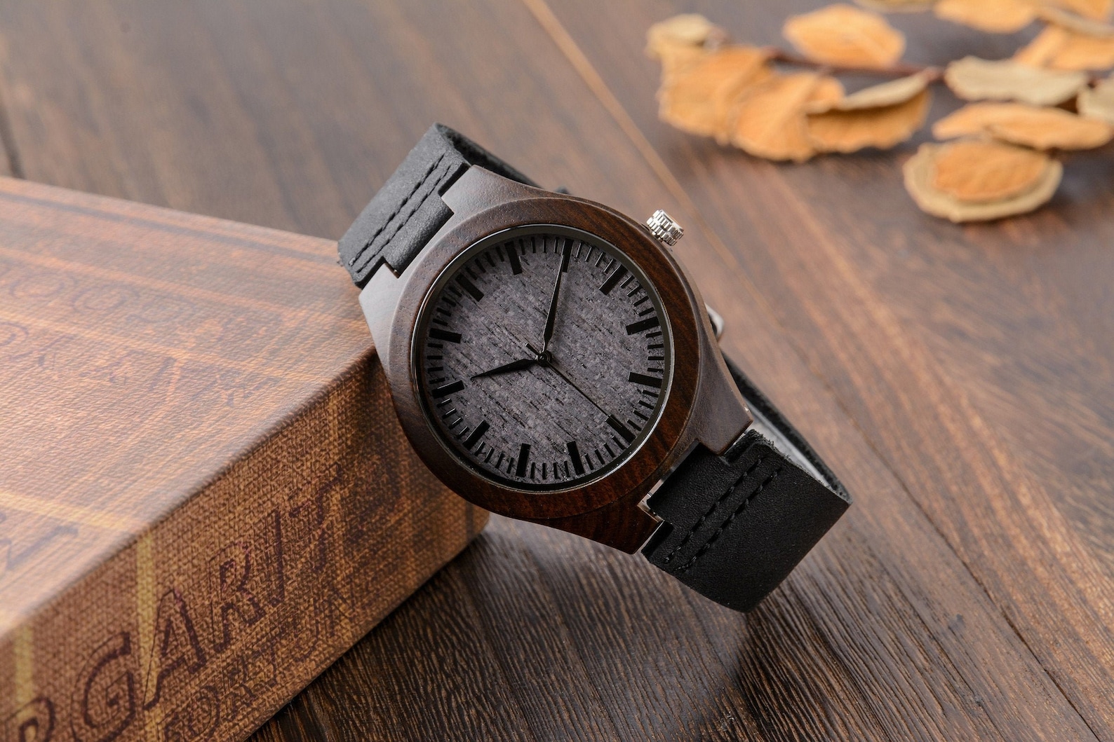 Custom Wood Watch Engraved Mens Watch Wood Wristwatch with | Etsy