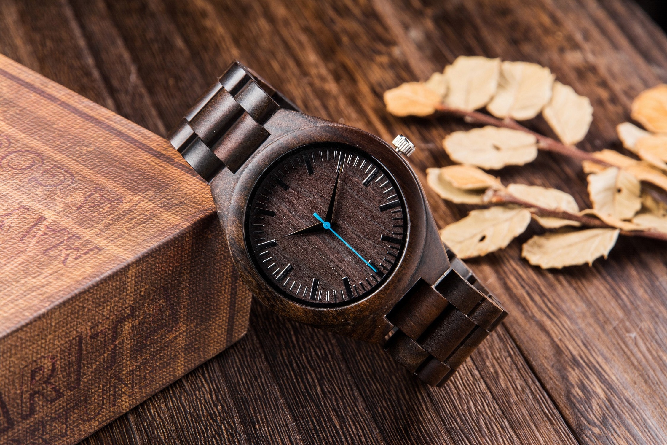 Custom Watch Wood Watch for Men Wooden Watch Engraved Wood | Etsy