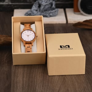 Women's Wood Watch, Mother's Day Gift, Gift for Mom, Personalized Women ...