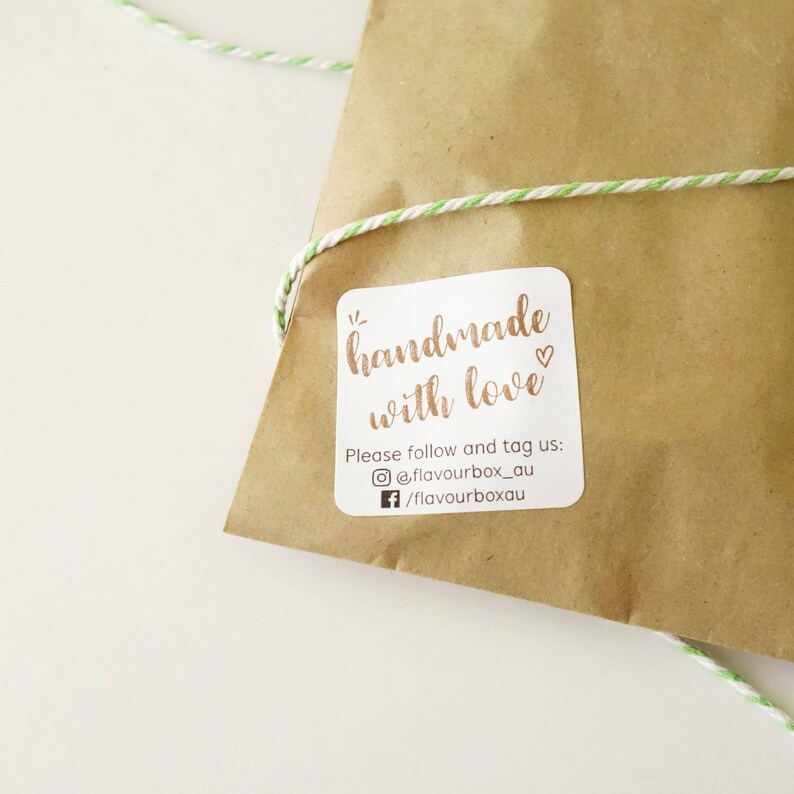 Handmade Labels Product Label Small Business Stickers - Etsy